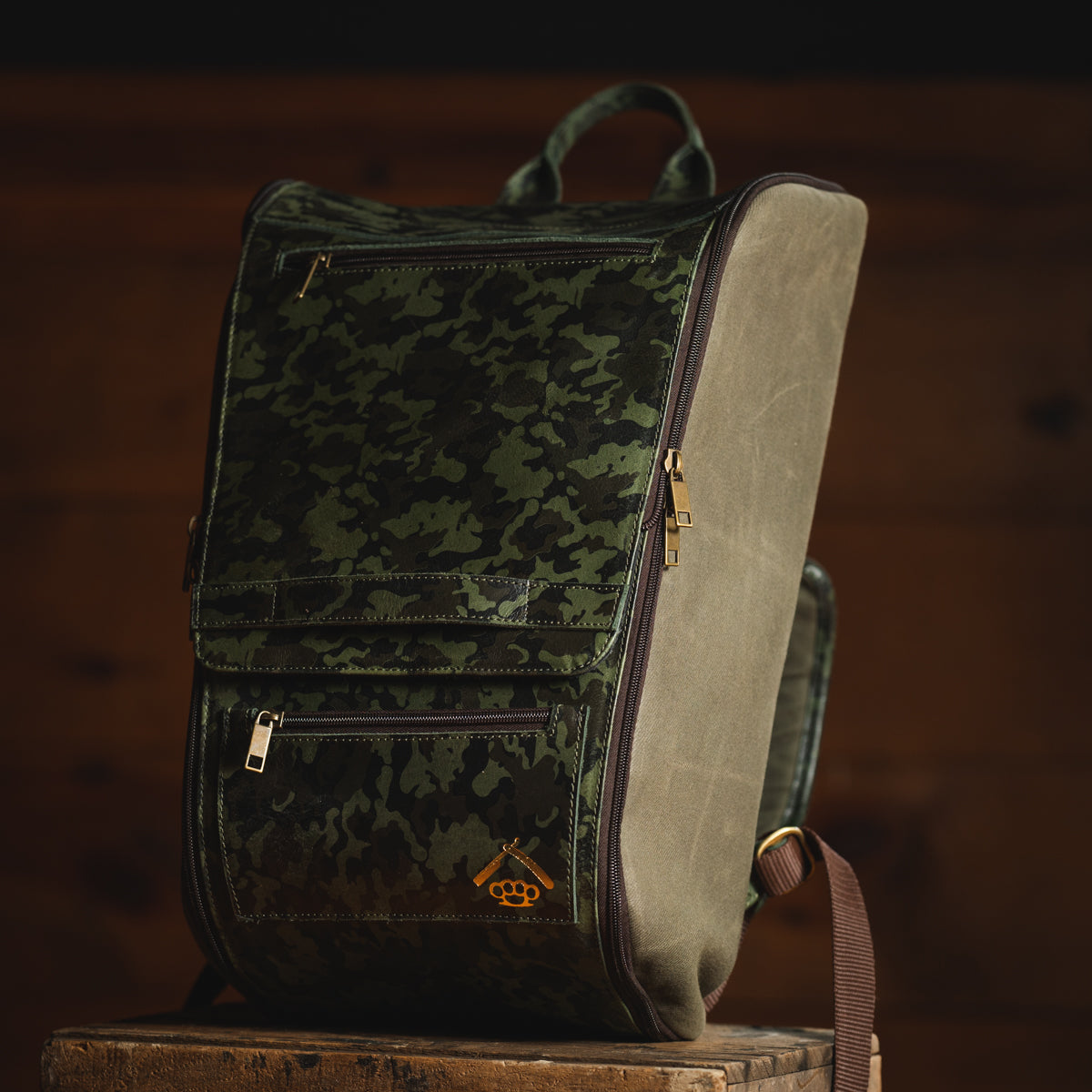Canvas and Leather Backpack | Savage Gentleman